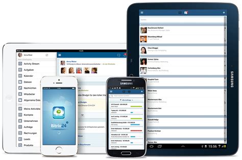 Bitrix24 Mobile App Your Social Intranet LINXYS GmbH