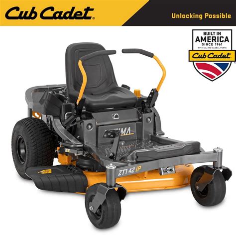 Cub Cadet Ultima Zt1 42 In 547 Cc Intellipower Engine Dual Hydrostatic Drive Gas Zero Turn