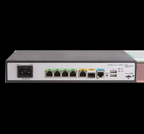 Hpe Comware Router Serie Msr95x Modelle Merkmale Und Specs Hpe Store Switzerland