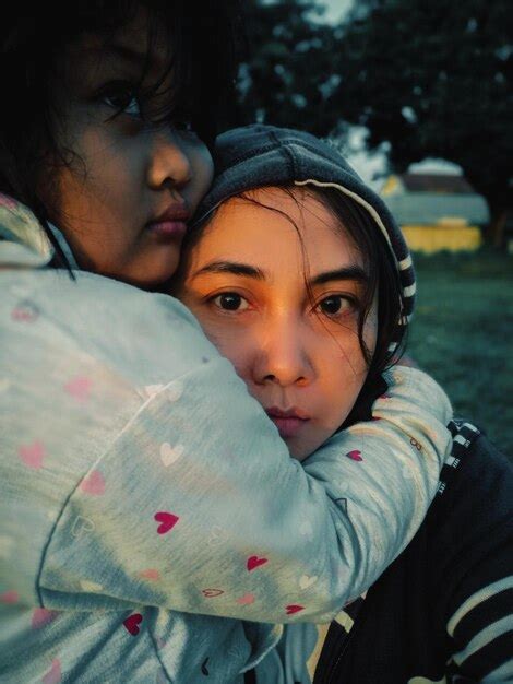 Retrato De Madre E Hija Foto Premium