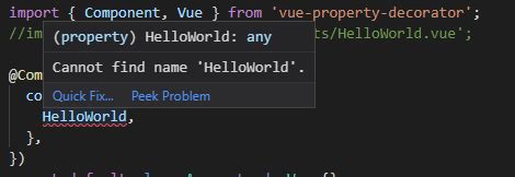Can T Auto Import Typescript Classes In Sfc Issue Vuejs Vetur Github