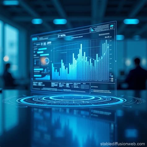 Elegant AI Powered Data Visualization Workspace Stable Diffusion Online