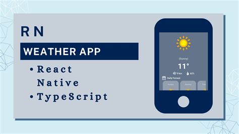 Launching React Native Weather App With Typescript Subrata Das Posted On The Topic Linkedin