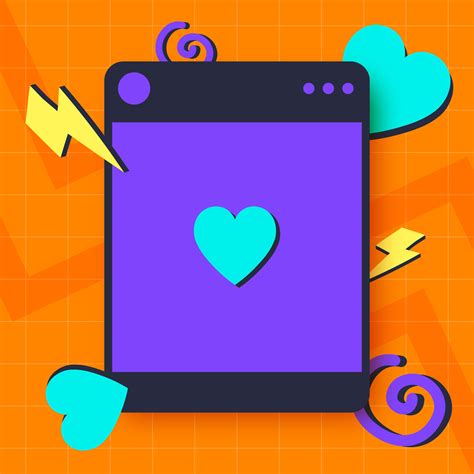 Social Media Post Interface In Retro Design Style Social Media Feed Mock Up 15527493 Vector