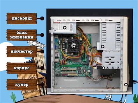 Блоки ПК - Labelled diagram