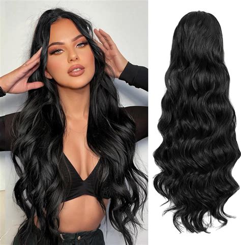 Fellissy Claw Clip Ponytail Extension Human Hair Ponytail