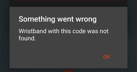 Error Scanning Wristband Rgraspop