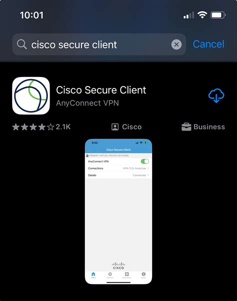 How To Install Cisco Secure Client VPN On An IPhone Information Technology Services
