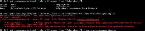 Scom 2012 Remove Scommanagementpack Systemcentertipps