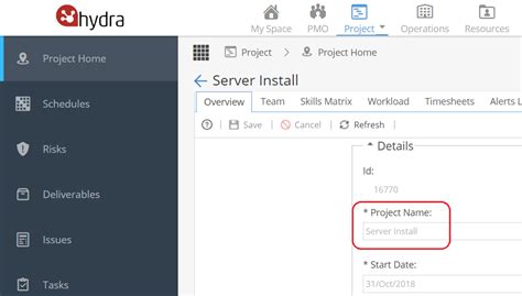 How To Change The Name Of A Project After It S Been Created Hydra Support