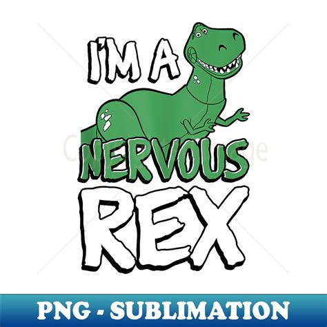 Disney Pixar Toy Story Nervous Rex Modern Sublimation Png Inspire