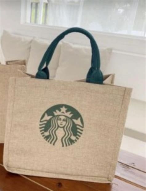 스타벅스 린넨 에코백 봄 나들 당근 중고거래