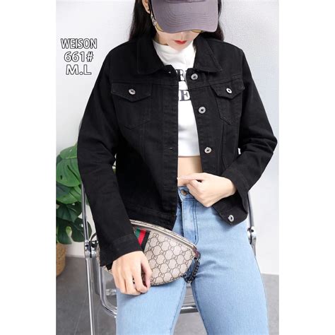 Korean Maong Jacket For Womens Shopee Philippines