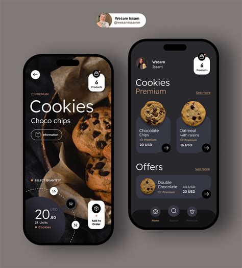 Cookies App Behance