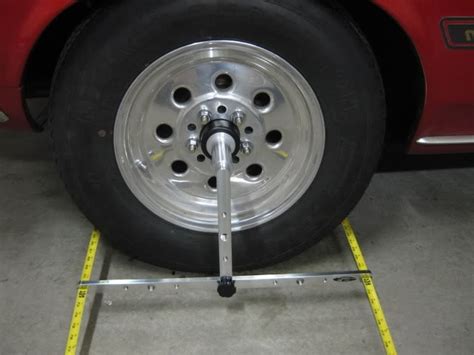 How to do your own alignment with just 2 tape measures and any piece of straight metal. | Tape ...