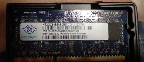 Nanya NT2GC64B88B0NS-CG 1Rx8 PC3-10600S 1333MHz 2G | Festima.Ru ...