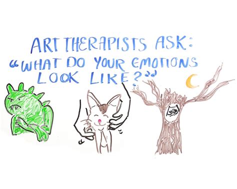 practicing art therapy on a handheld whiteboard