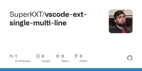 Github Superkxt Vscode Ext Single Multi Line