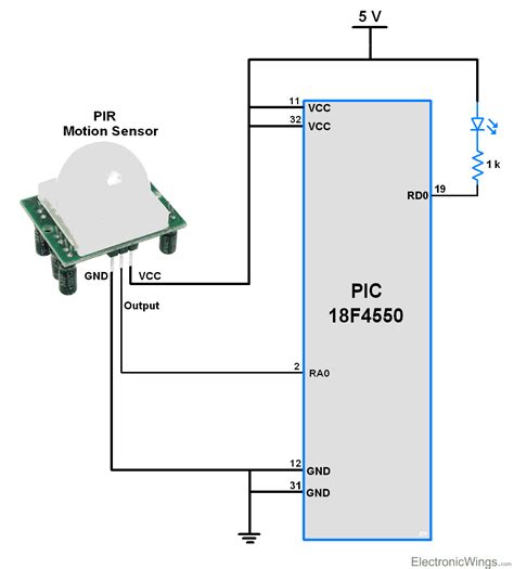 Pir Motion Sensor Circuit Diagram Circuit Diagram