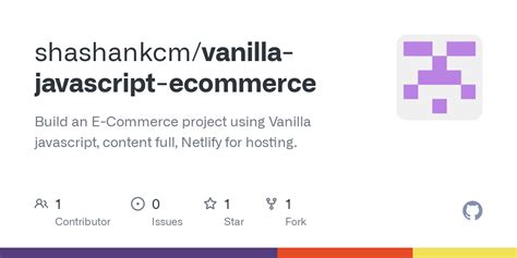Github Shashankcmvanilla Javascript Ecommerce Build An E Commerce