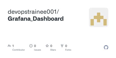 GitHub Devopstrainee Grafana Dashboard