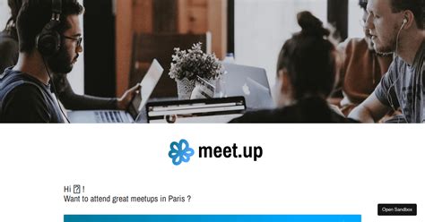 Meetup Api Examples Codesandbox