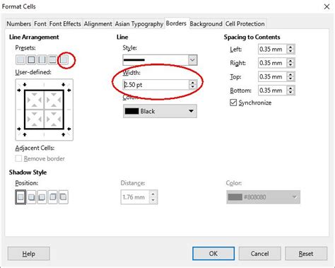 Creating Borders Problem English Ask Libreoffice