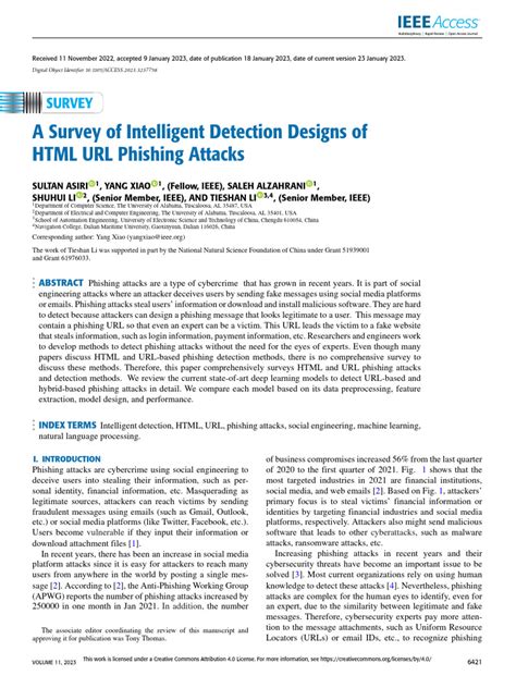 A Survey Of Intelligent Detection Designs Of Html Url Phishing Attacks