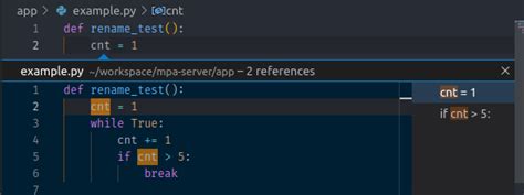 Some Variables Are Not Renamed In Rename Symbol Functionality