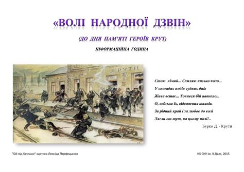 Calaméo «Волі народної дзвін до дня памяті героїв Крут