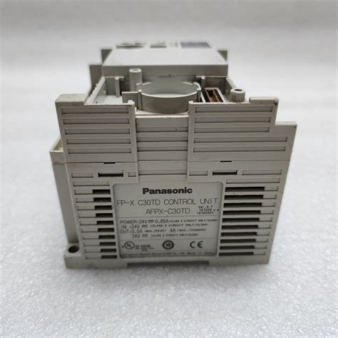 PANASONIC FP X C TD CONTROL UNIT AFPX C TD V AC DC A
