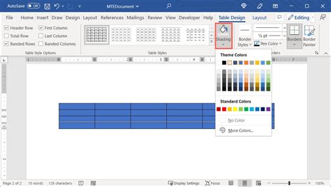 How To Create And Customize Tables In Microsoft Word Make Tech Easier