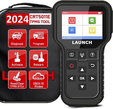 Launch Crt5011e Tpms Sensor Reset Tool 315433mhz Relearn Programming Obdii Diagnostics