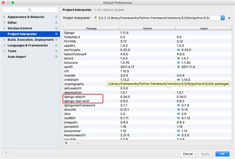 Django I Have Set The Project Interpreter To `python 352` But Seems The My Project Still