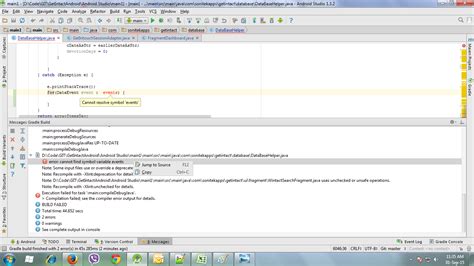 How To Copy Error In Android Studio Like In Eclipse Stack Overflow
