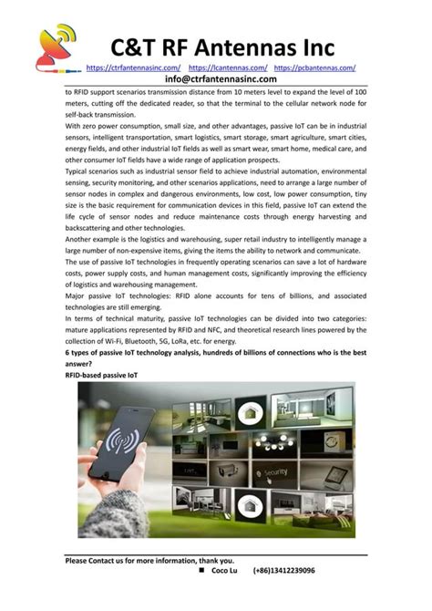 6 Types Of Passive Iot Technologiespdf