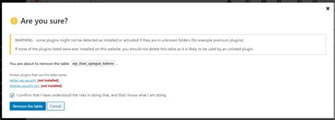 How To Remove The Ithemes Security Plugin Created Database Tables