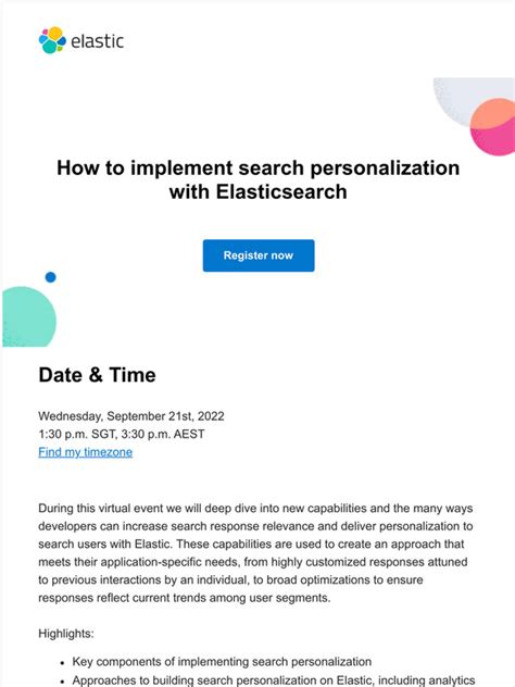 Elastic Virtual Event How To Implement Search Personalization With