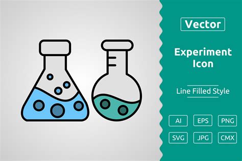 Vector Experiment Filled Outline Icon Graphic By Muhammad Atiq