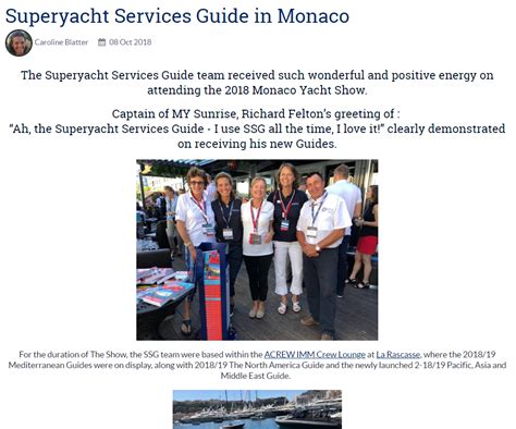 Superyacht Services Guide In Monaco Acrew
