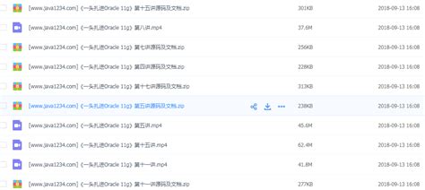 java1234 oracle 11g视频教程 下载 java1234下载