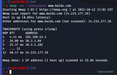 Nmap 快速参数的使用nmap快速扫描参数 Csdn博客