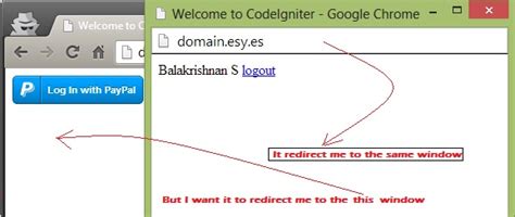 Javascript Paypal Redirects To The Same Popup Window Stack Overflow