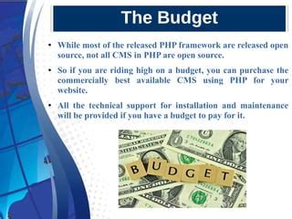 PHP Framework Or CMS Which One Is Best For Website PDF