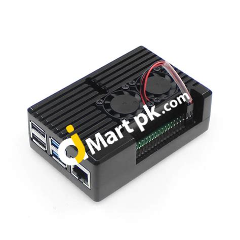 Geeekpi Raspberry Pi 4 Armor Case V20 Series With Dual Fan Aluminum