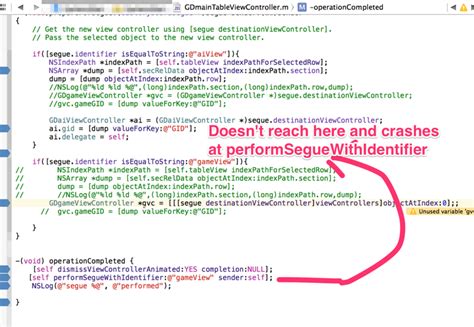Ios Manually Push A View To Another View Objc Stack Overflow