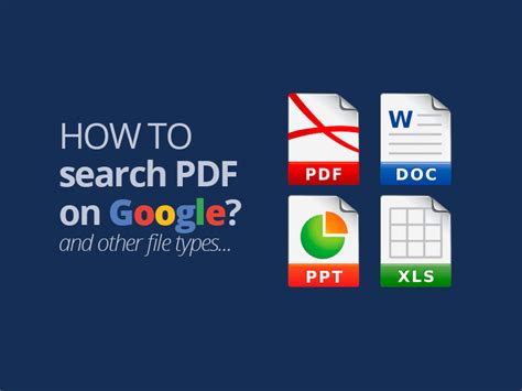 How To Search PDF On Google Or Any Other File Type