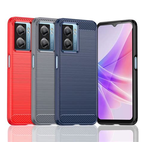 【瘋客邦3c】倉庫現貨oppo a77 5g cph2339 碳纖維拉絲手機殼防滑磨砂全包防摔軟殼 蝦皮購物