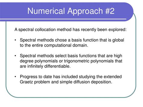 Ppt Numerical Treatment Of Thermophoretic Deposition In Tube Flow Powerpoint Presentation Id
