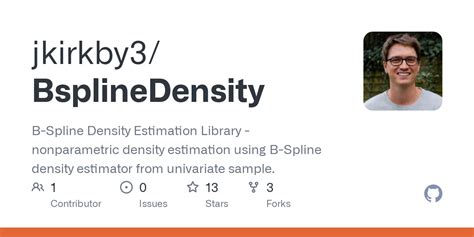 GitHub Jkirkby BsplineDensity B Spline Density Estimation Library Nonparametric Density